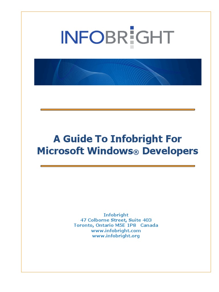 A Guide To Infobright For Microsoft Windows | PDF