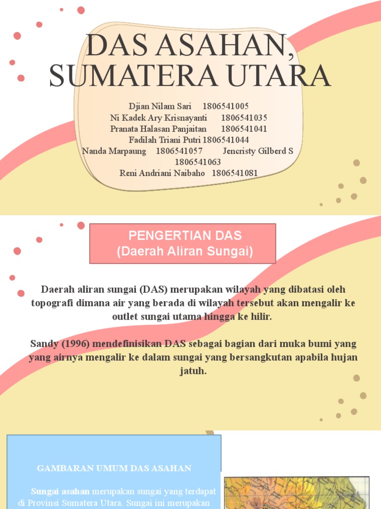 Peta dan Analisis DAS Asahan, Sumut | PDF | Sains & Matematika ...