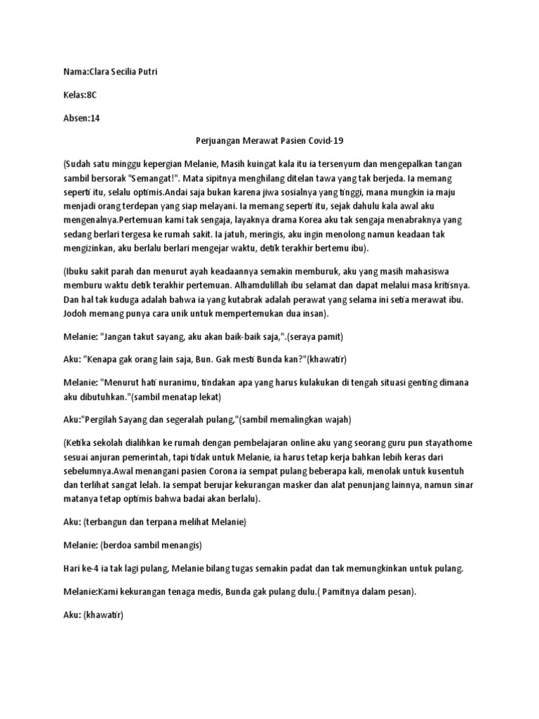 Mengubah Cerpen Menjadi Naskah Drama | PDF