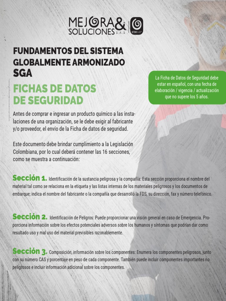 Fichas de Seguridad | Descargar gratis PDF | Toxicidad | Primeros auxilios