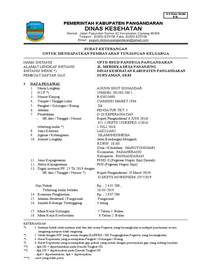 Format SKUMPTK-2021 | PDF