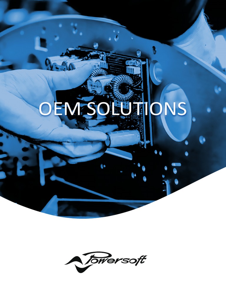 Powersoft Oem Brochure Web | PDF | Digital Signal Processing | Amplifier