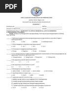 Ikaapat Na Markahang Pagsusulit Sa Filipino 7 | PDF