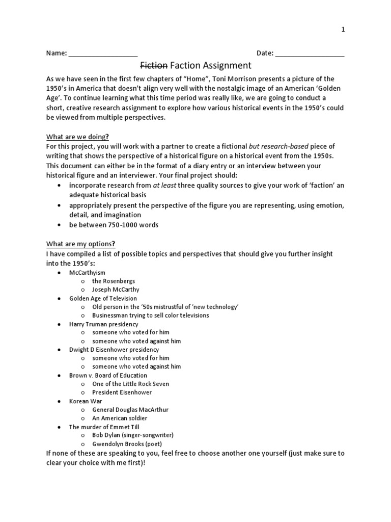 Faction | PDF | Social Science | History