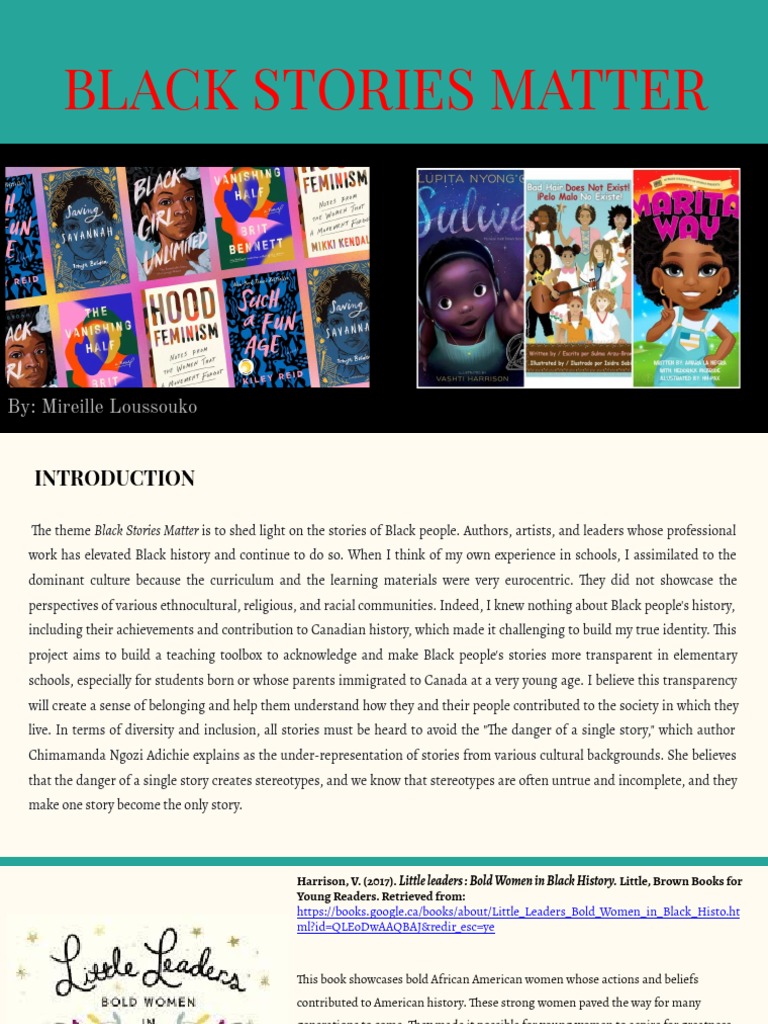 Promoting Black Stories in Education | PDF | General Fiction