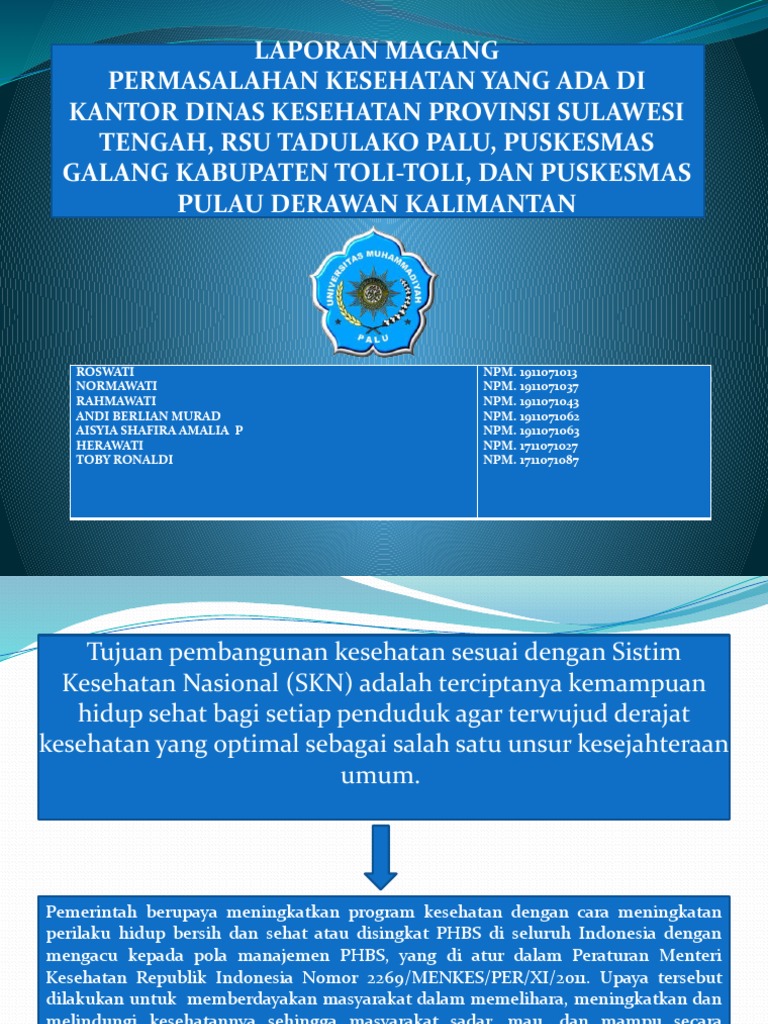 Laporan Magang | PDF | Pengembangan Diri | Kesehatan Holistik