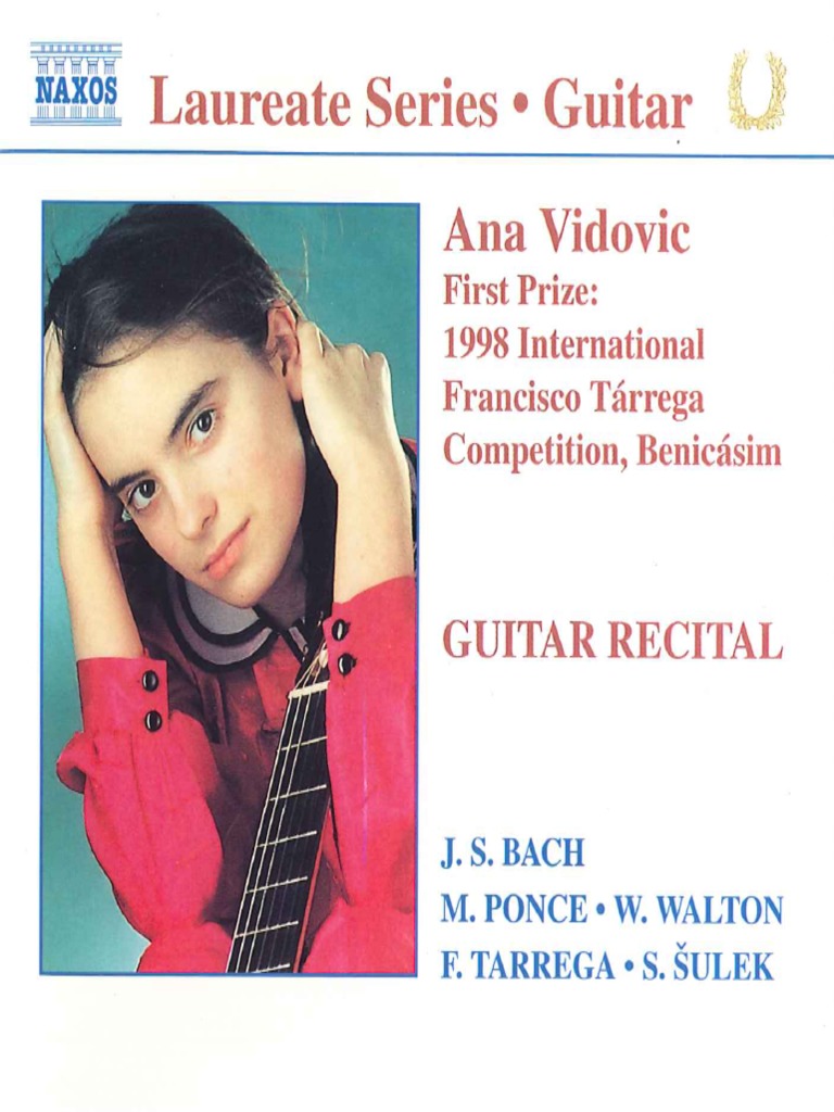Booklet Ana Vidovic - Guitar Recital | PDF | Musical Compositions ...