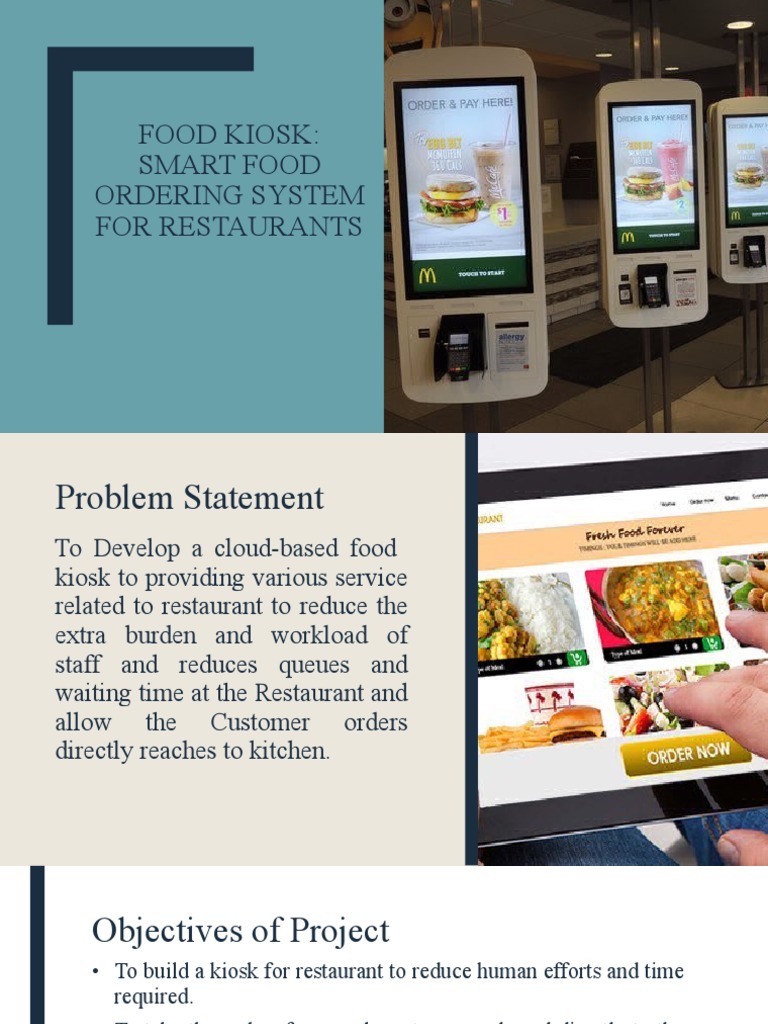 Food Kiosk: Smart Food Ordering System For Restaurants | PDF | Cluster ...
