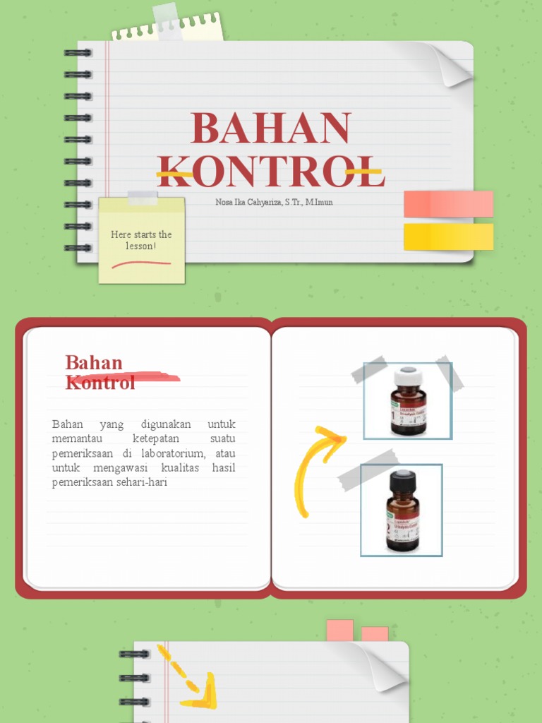 Bahan Kontrol | PDF