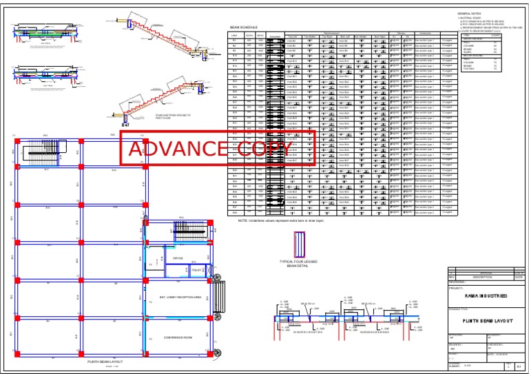 Beam Schedule: General Notes | PDF | Structural Engineering ...