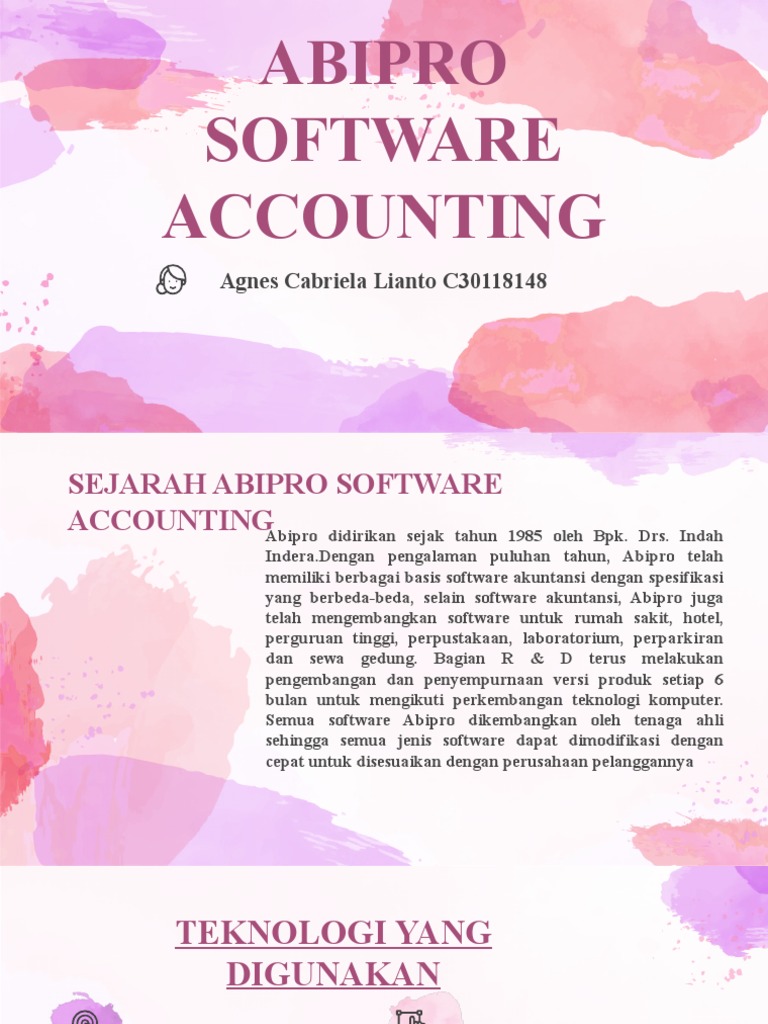 Sejarah dan Fitur Abipro Software | PDF