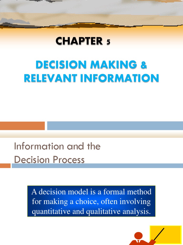 5 Decision Making & Relevant Information | PDF | Cost | Management ...