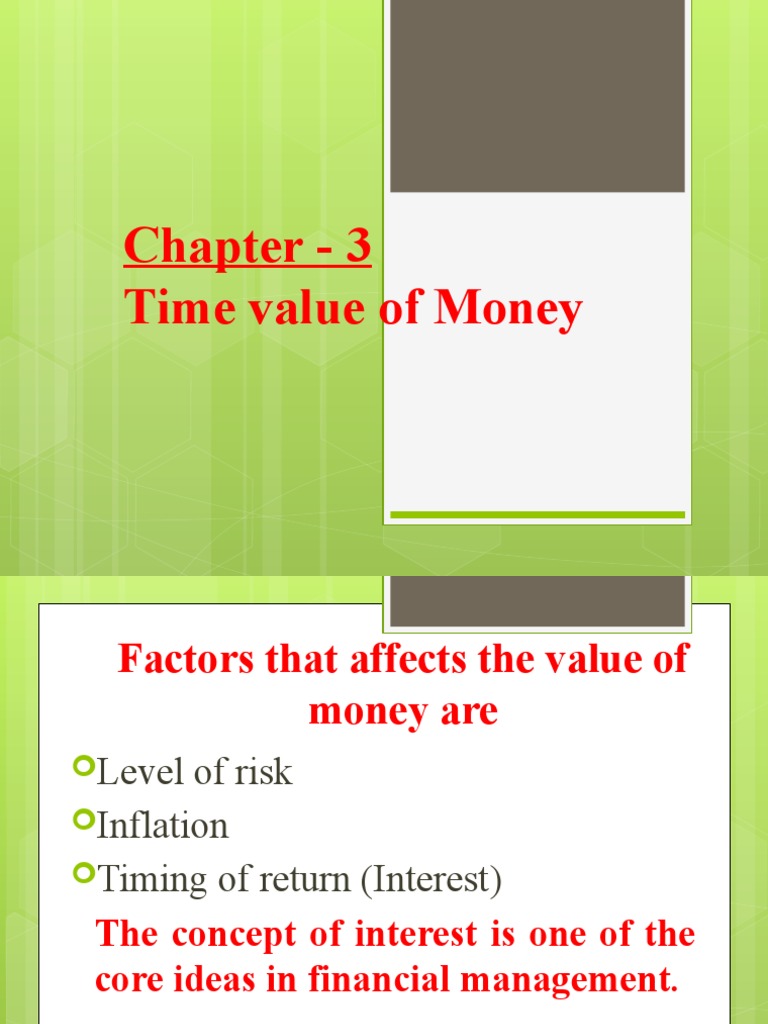 Chapter 3 Time Value of Money | Download Free PDF | Bonds (Finance ...