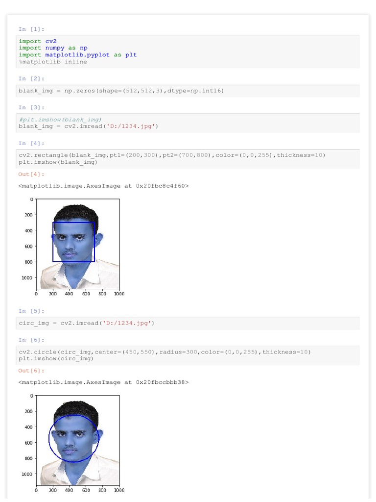 cv2 cv2 Numpy Numpy NP NP Matplotlib - Pyplot Matplotlib - Pyplot PLT PLT | PDF | Computers