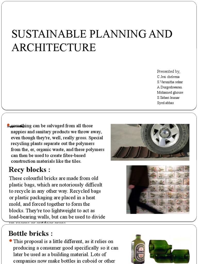 MATERIAL STUDY and AUROVILLE CASE STUDY | PDF | Recycling | Concrete