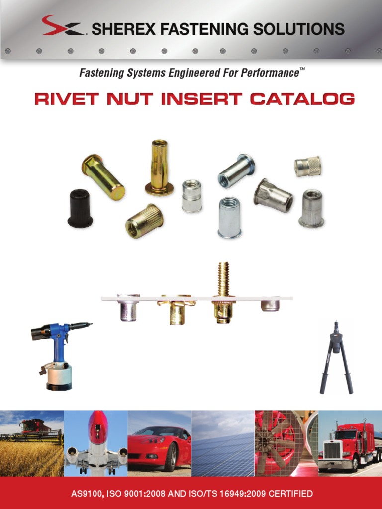 Rivet Nut Insert Catalog | PDF | Rivet | Nut (Hardware)