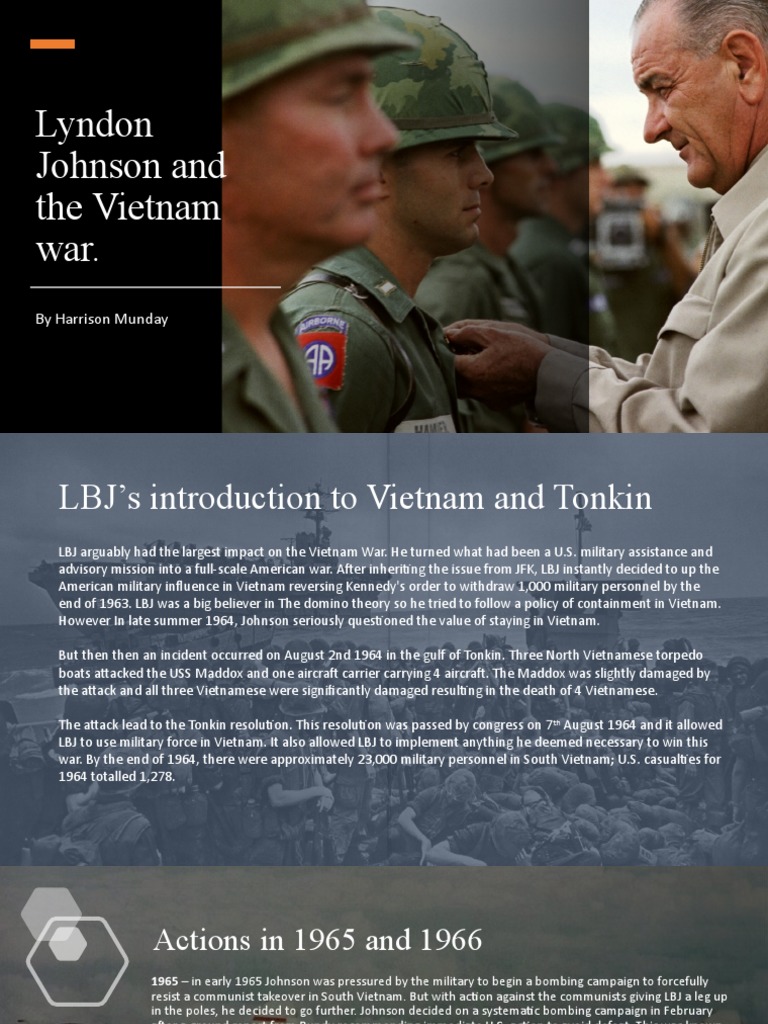 LBJ's Role in the Vietnam War | PDF | Lyndon B. Johnson | Vietnam War