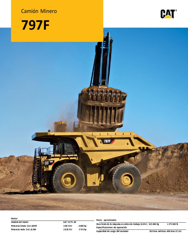 997f Cat | PDF | Transmisión (Mecánica) | Camión