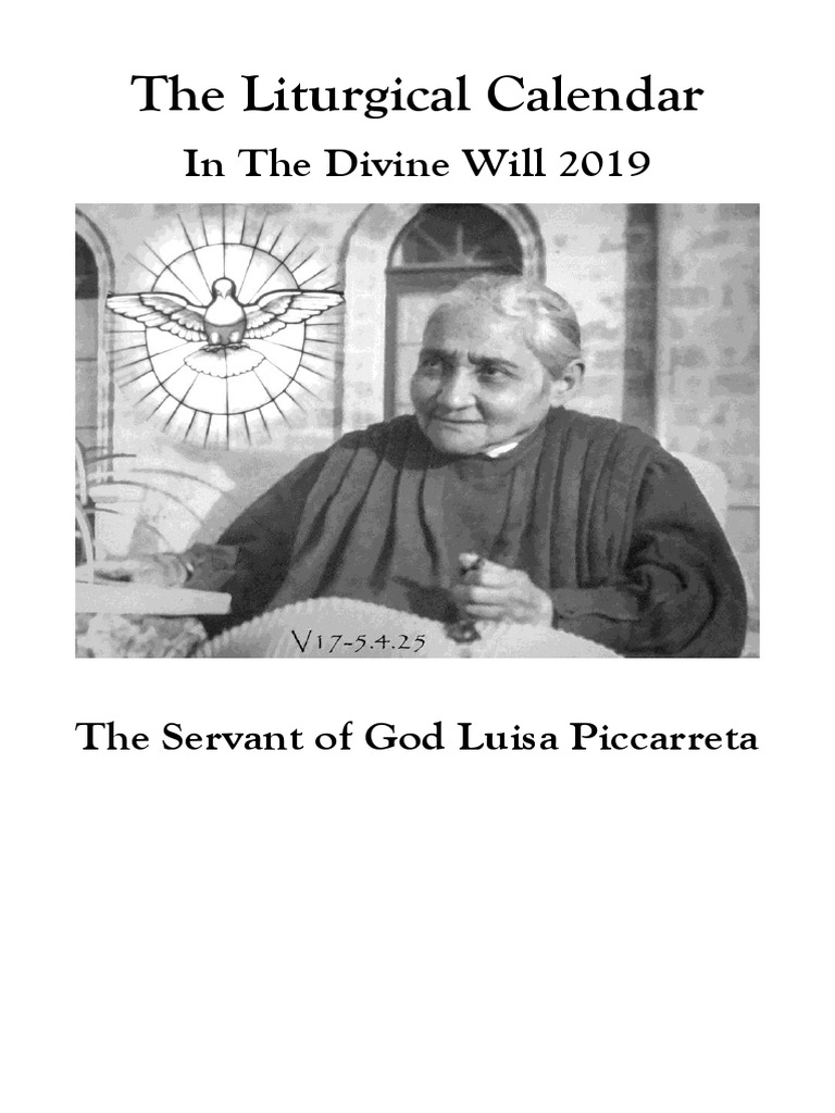 2019 Liturgical Calendar 1 | PDF | Trinity | Rosary