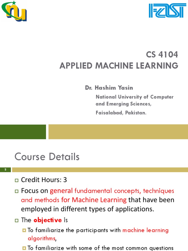 01-Introduction Machine Learning | PDF | Machine Learning | Statistical Classification
