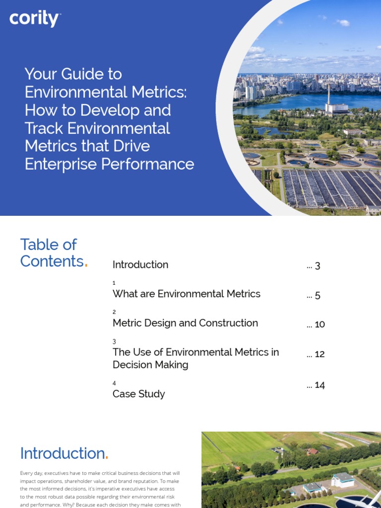 Environmental Metrics Guide | PDF | Sustainable Development ...