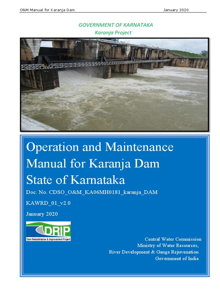 Karanja Dam Cracks Remedial | PDF | Spillway | Dam