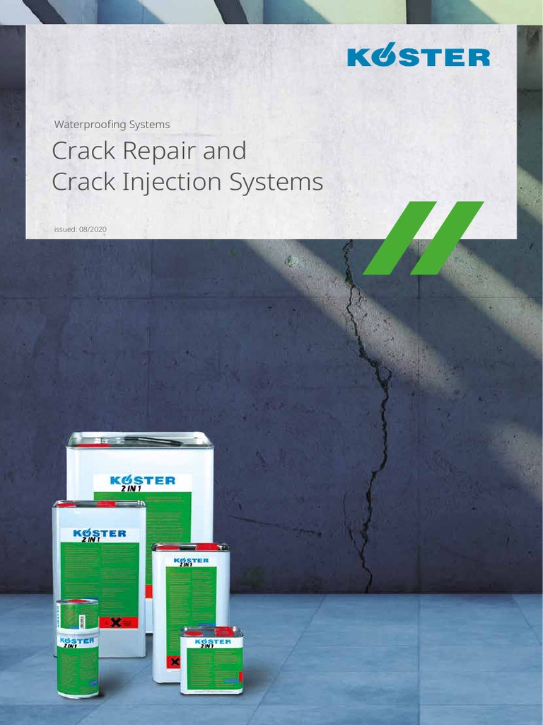 Crack Repair and Crack Injection Systems | PDF | Concrete | Stress (Mechanics)