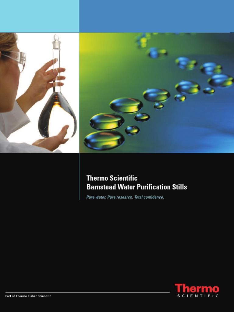 Thermo Scientific Barnstead Water Purification Stills: Pure Water. Pure ...