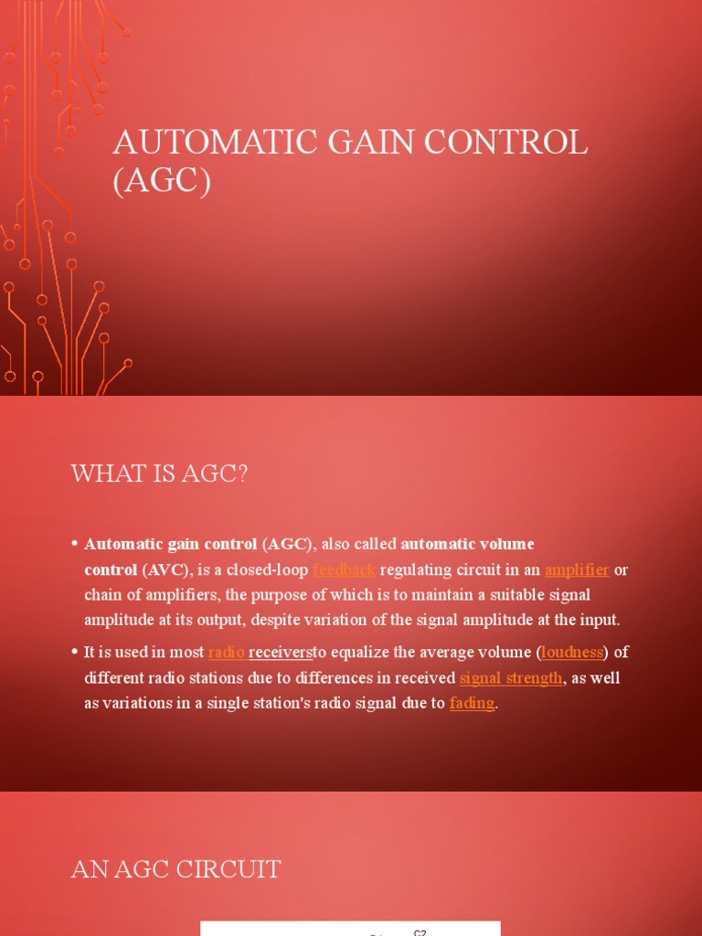 Automatic Gain Control (AGC) | PDF