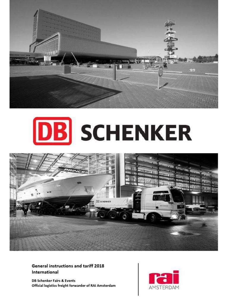 DB Schenker Fairs & Events Logistics Guide | PDF | Courier | Cargo