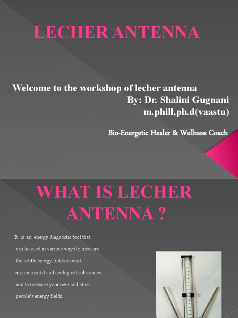 Lecher Antenna: Bio-Energetic Healer & Wellness Coach | PDF | Dowsing ...