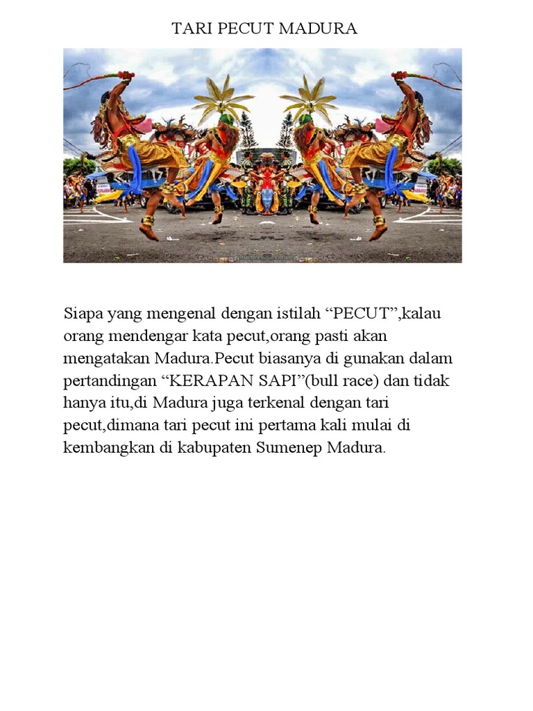 Tari Pecut Madura | PDF
