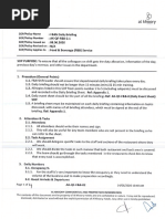 Banquet Event Checklist / Banquet Function Checklist | PDF