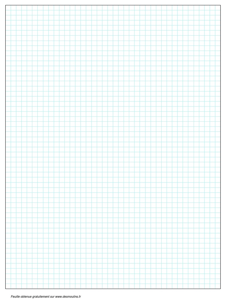 Feuille Quadrillee | PDF