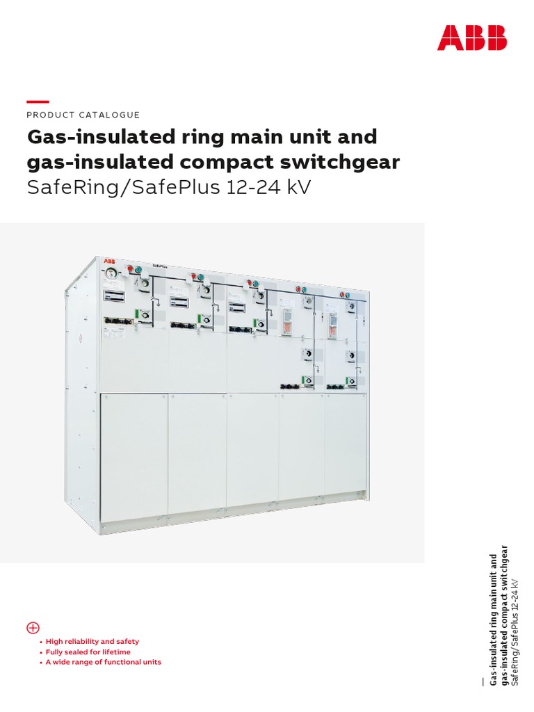 SafeRing - SafePlus 12 - 24kV Product Catalog | PDF | Electric Arc | Switch