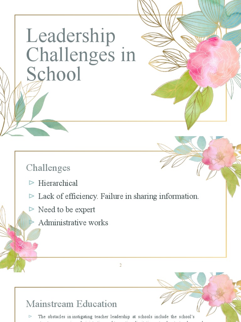 Leadership Challenges | PDF