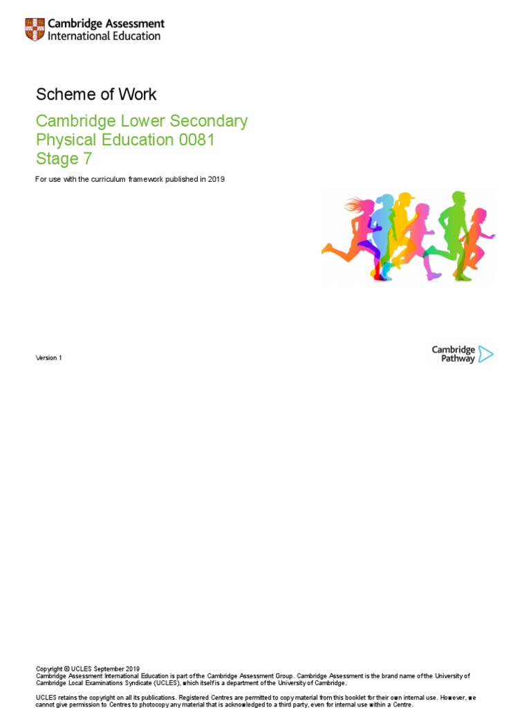 Lower Secondary Physical Education Stage 7 Scheme of Work - tcm143 ...