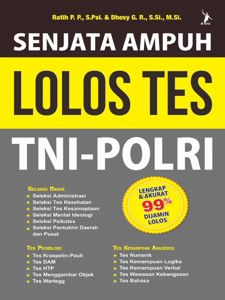 Senjata Ampuh Lolos Tes TNI-POLRI Ratih P.P. S.psi. & Dhesy G. R. S.si ...