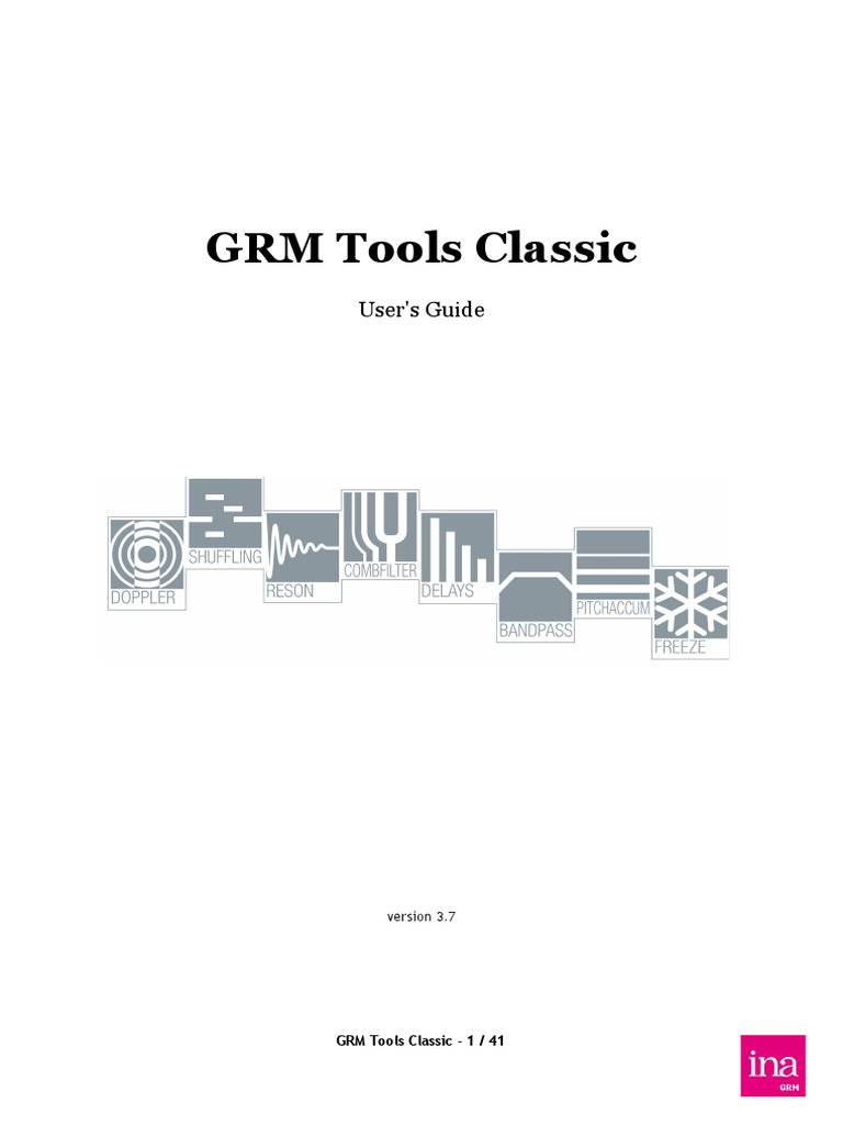 GRM Tools Classic - Eng | PDF | Low Pass Filter | Amplitude