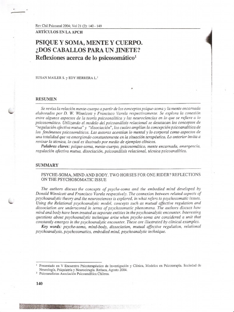 Psique Soma Susan Mailer | PDF