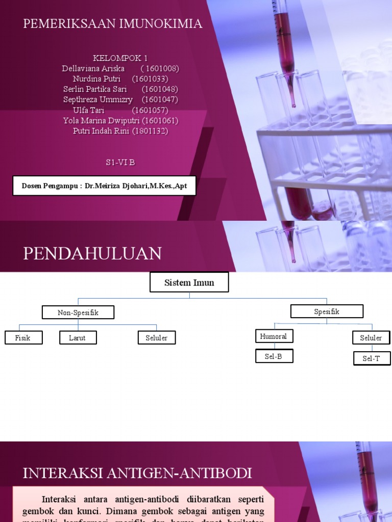 Pemeriksaan Imunokimia | PDF