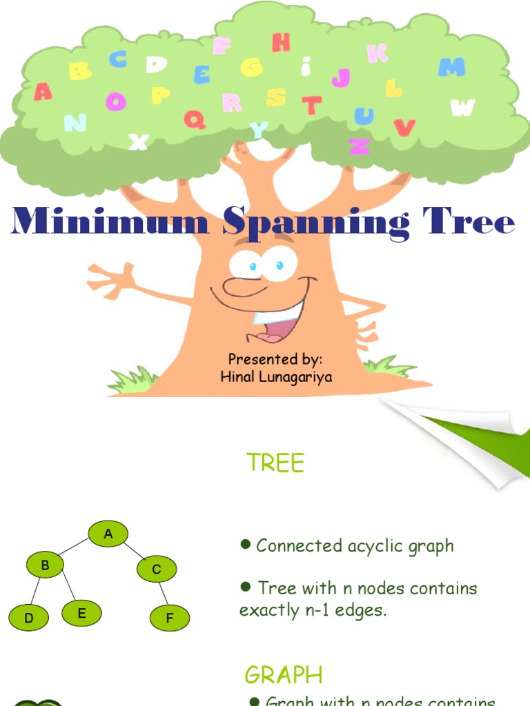 Minimum Spanning Tree: Presented By: Hinal Lunagariya | PDF | Theoretical Computer Science ...
