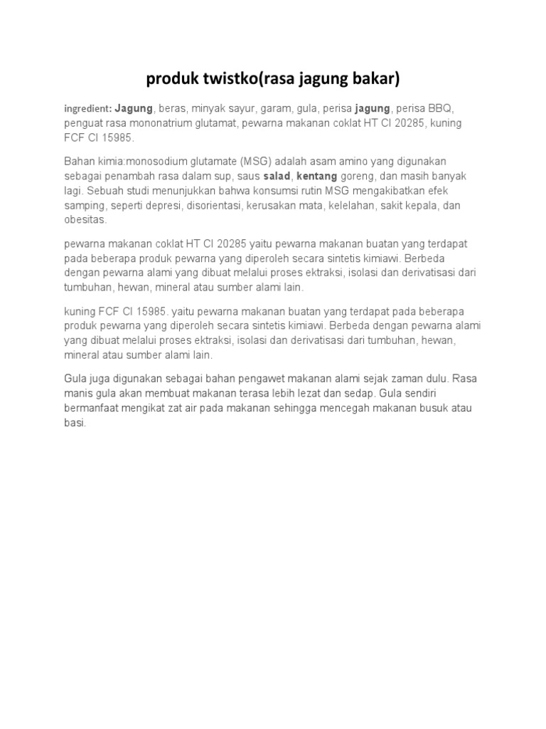 Pengawetan Dengan Bahan Kimia | PDF | Kesehatan Holistik | Gaya Hidup