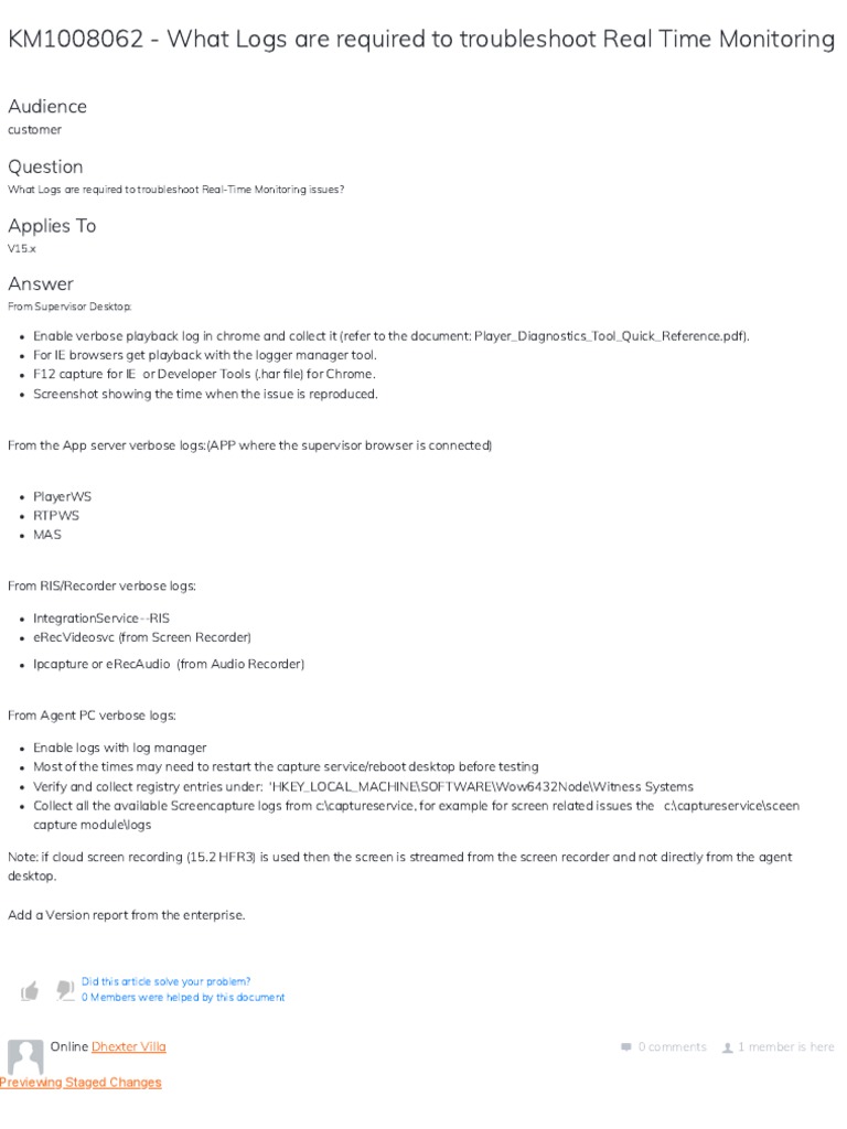 Recorder - FAQ - Recorder - Verint Community | PDF