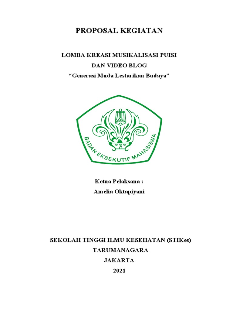 PROPOSAL KEGIATAN LOMBA KREASI Revisi | PDF