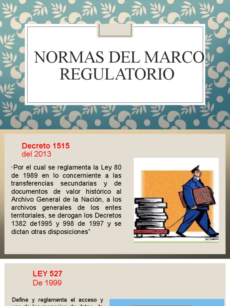 Normas Del Marco - Regulatorio | PDF | Derecho | Informática