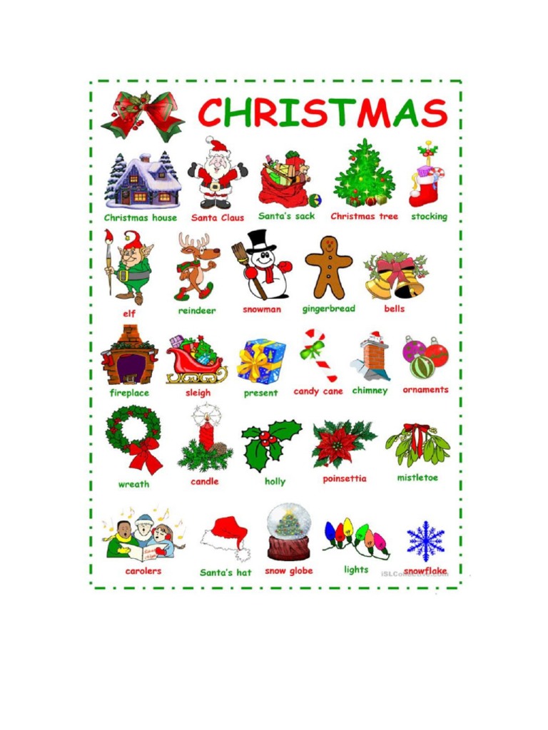 Vocabulario Navideño | PDF