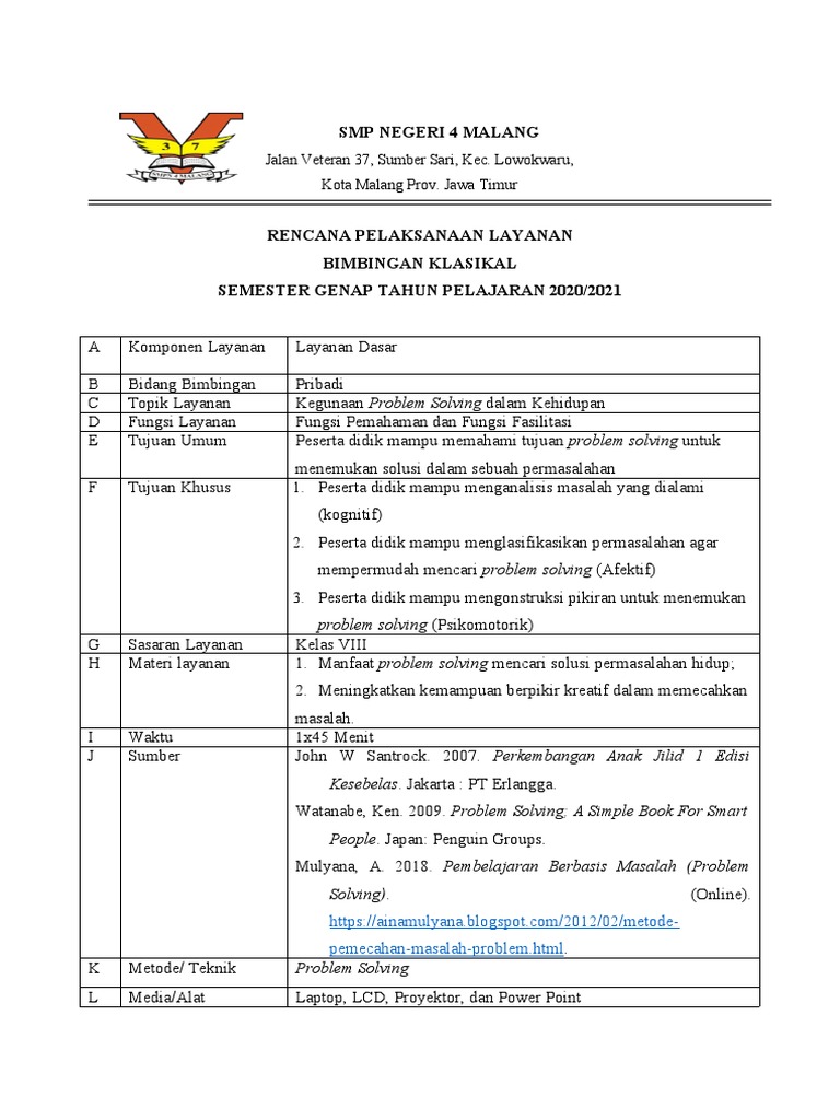 Rpl Problem Solving Pdf