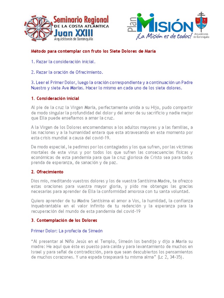 Coronilla De Los 7 Dolores De Maria Por El Covid 19 Descargar Gratis