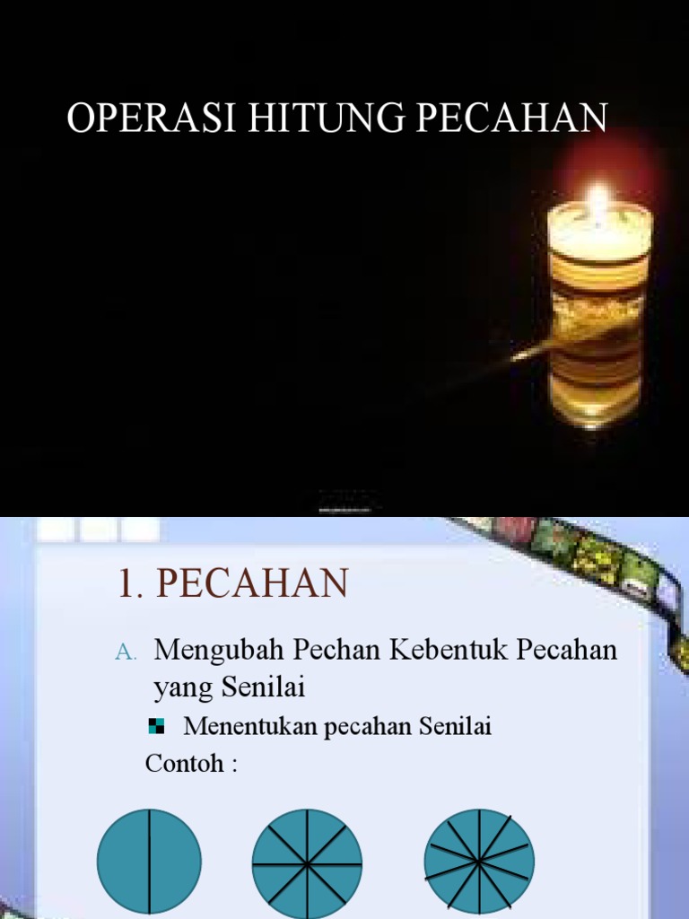 Power Point OPERasi Hitung Pecahan | PDF